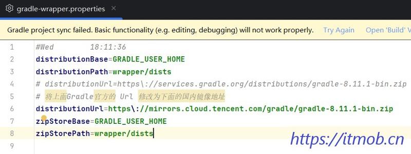 Android Exception Could Not Install Gradle Distribution From